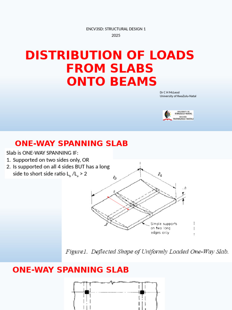 Three-Way Slab Load Distribution | PDF