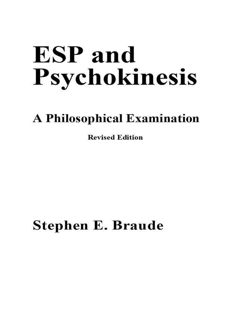 Understanding Psychokinesis Concepts | PDF | Parapsychology | Telepathy