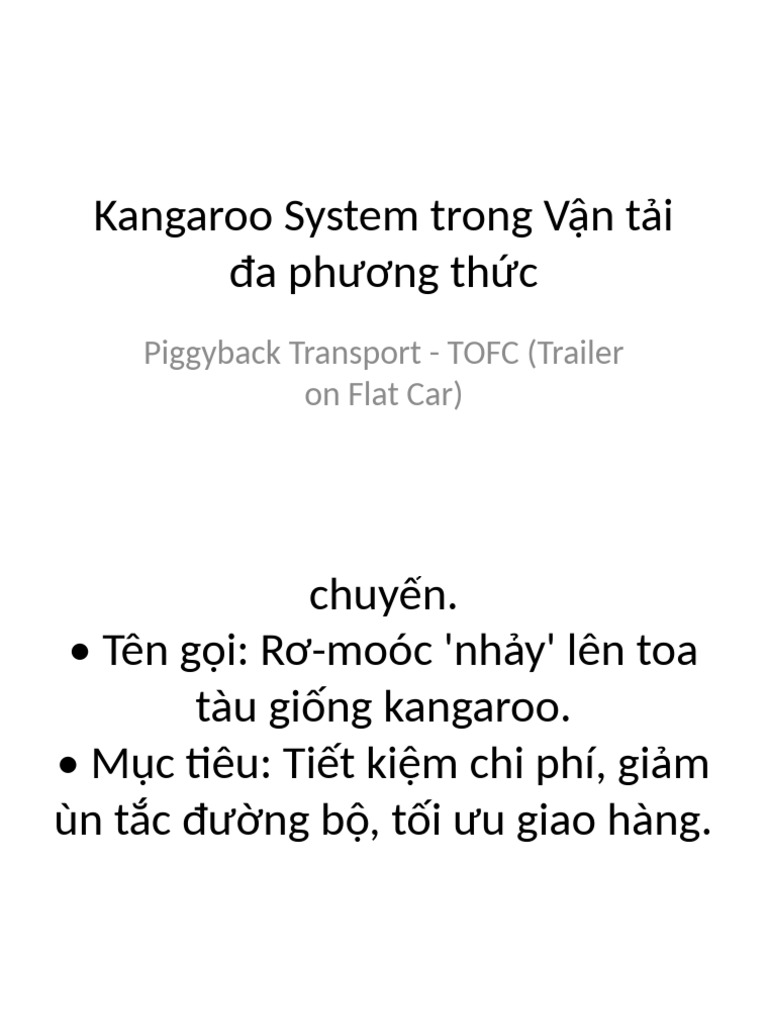 Kangaroo System Presentation With Images | PDF