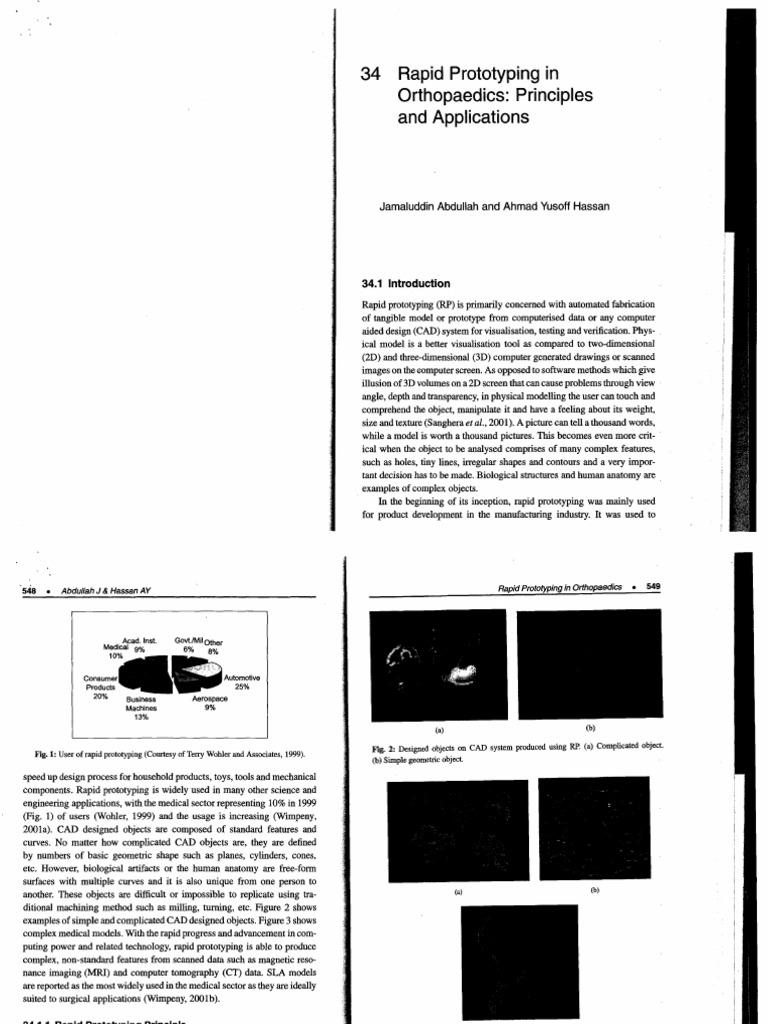 Orthopaedic Rapid Prototyping Guide | PDF | 3 D Printing | Secondary ...