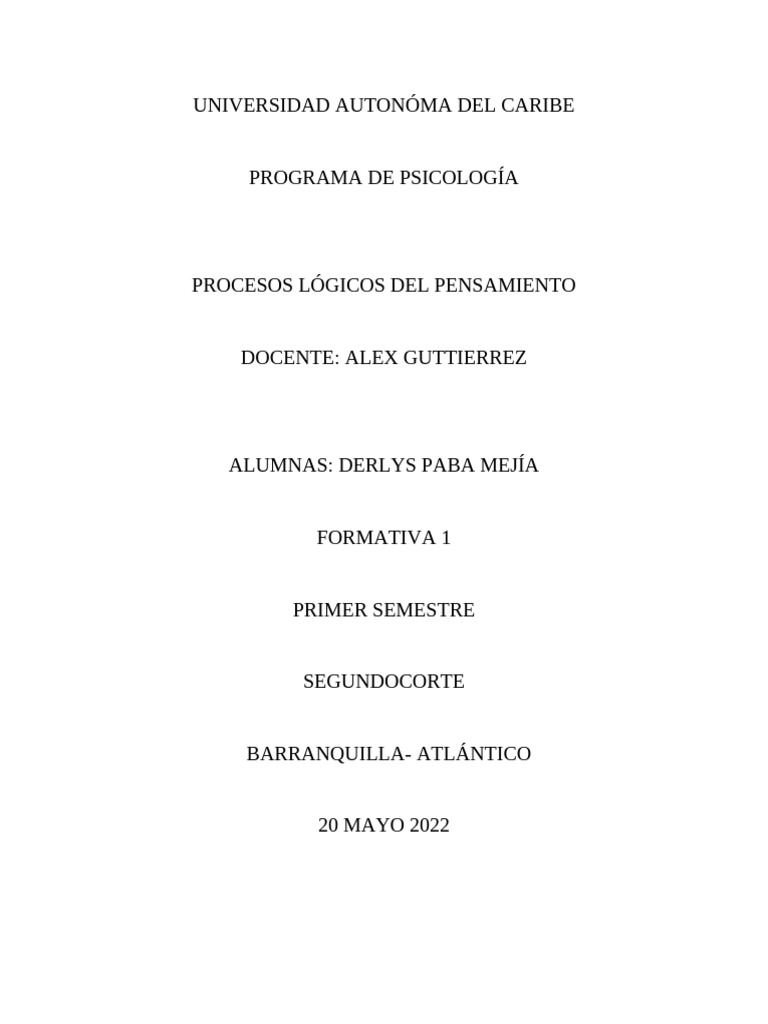 PRC Log Del Pen Formetiva 2 | PDF | Lógica matemática | Verdad lógica