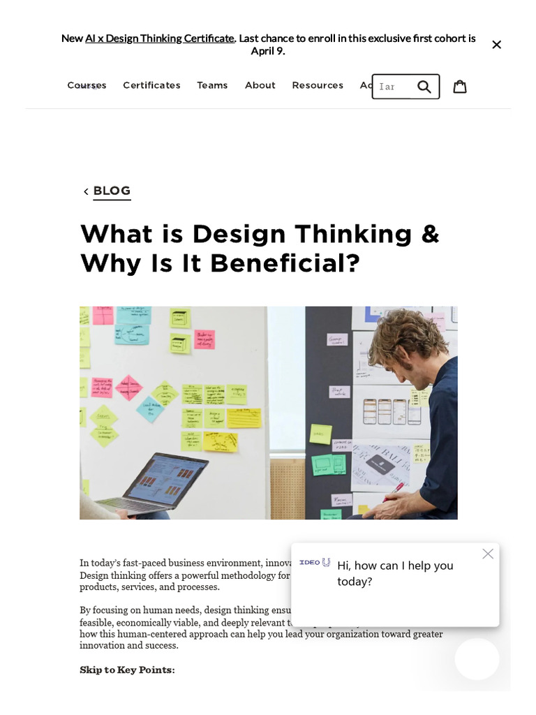 What Is Design Thinking & Why Is It Beneficial - IDEO U | PDF | Design Thinking | Thought