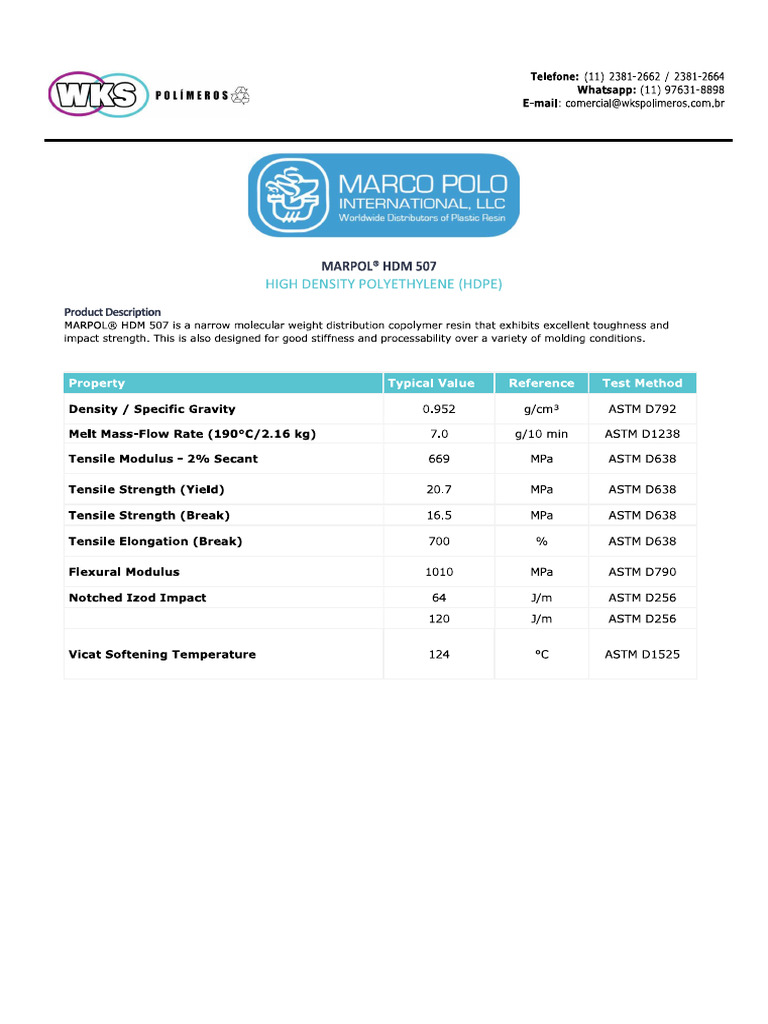 Marpol® HDM 507 | PDF