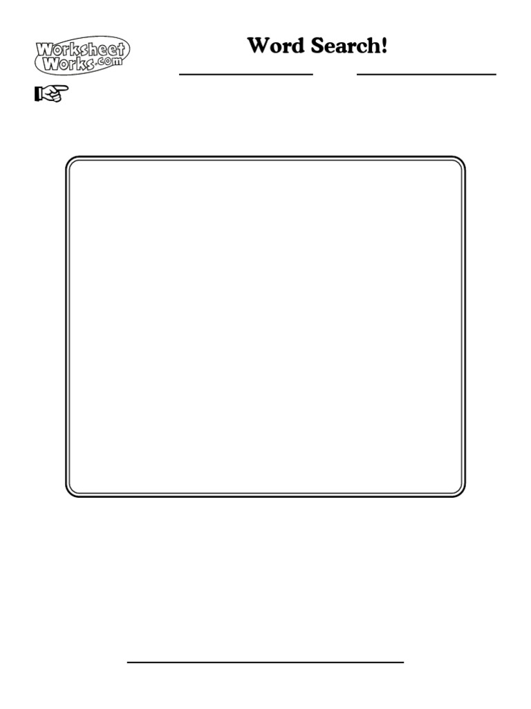 Word Search Worksheet: Verbs & Games | PDF