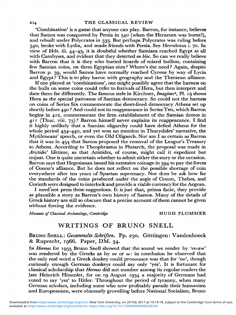 Analysis of Samos History and Coinage | PDF