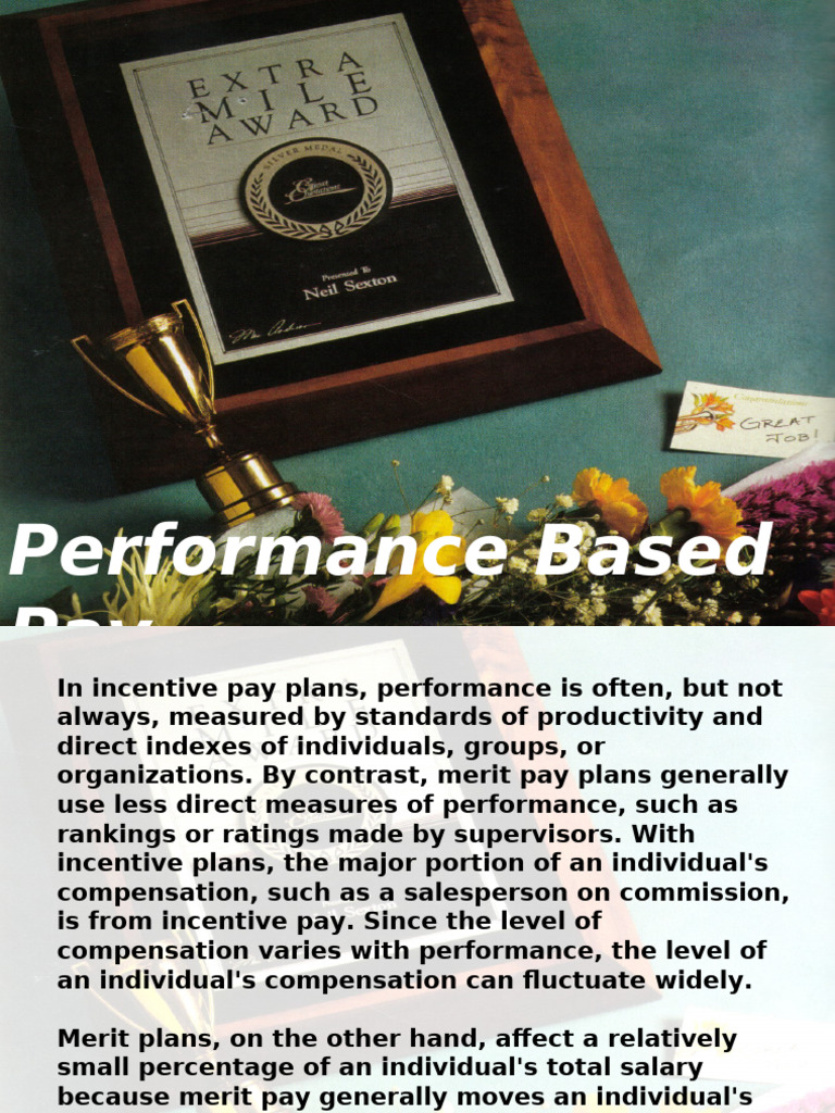 Lecture 6 Performance Based Pay | PDF | Incentive | Piece Work