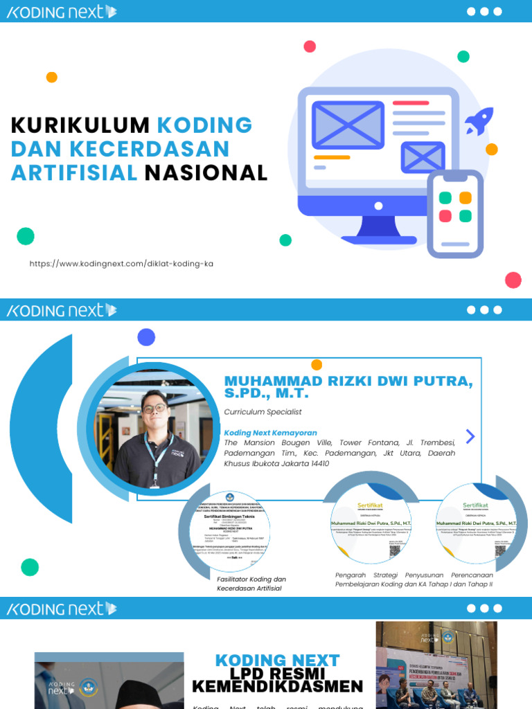 Kurikulum Koding & Kecerdasan Artifisial Nasional | PDF