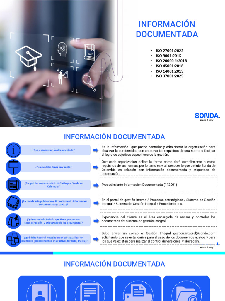 Estándares de Información Documentada ISO | PDF | Seguridad de ...