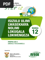 AVBOB STEP 12 IsiZulu Paper #1 Digital | PDF | Teachers | Curriculum