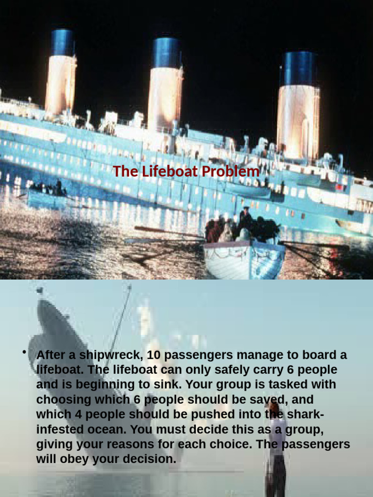 The Lifeboat Problem | PDF