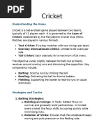 Primary School Cricket Lesson Plans | PDF | Bowling (Cricket) | Cricket