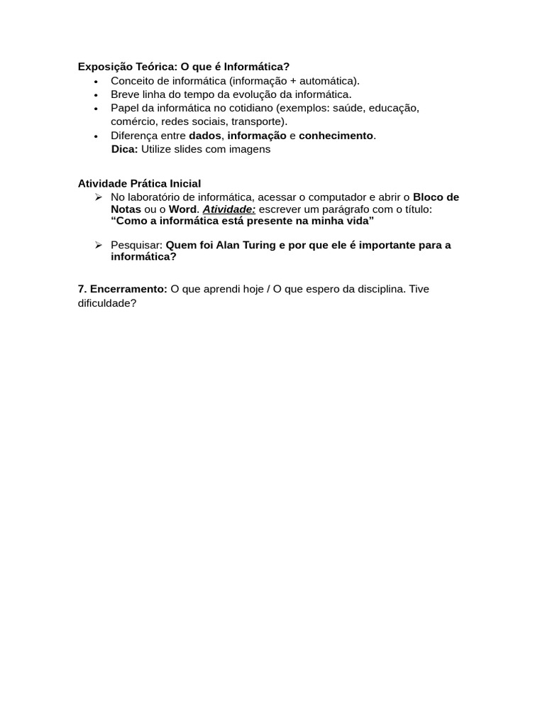 Introdução A Informatica | PDF