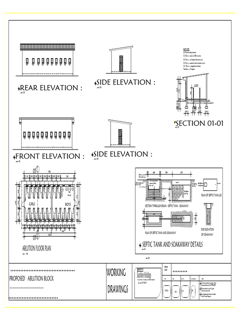 Ablution Facilities-Model | PDF | Architectural Elements | Building