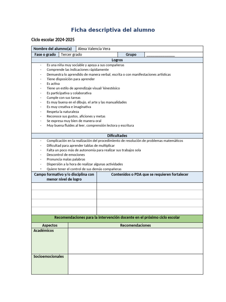Ficha Descriptiva Alexa | PDF