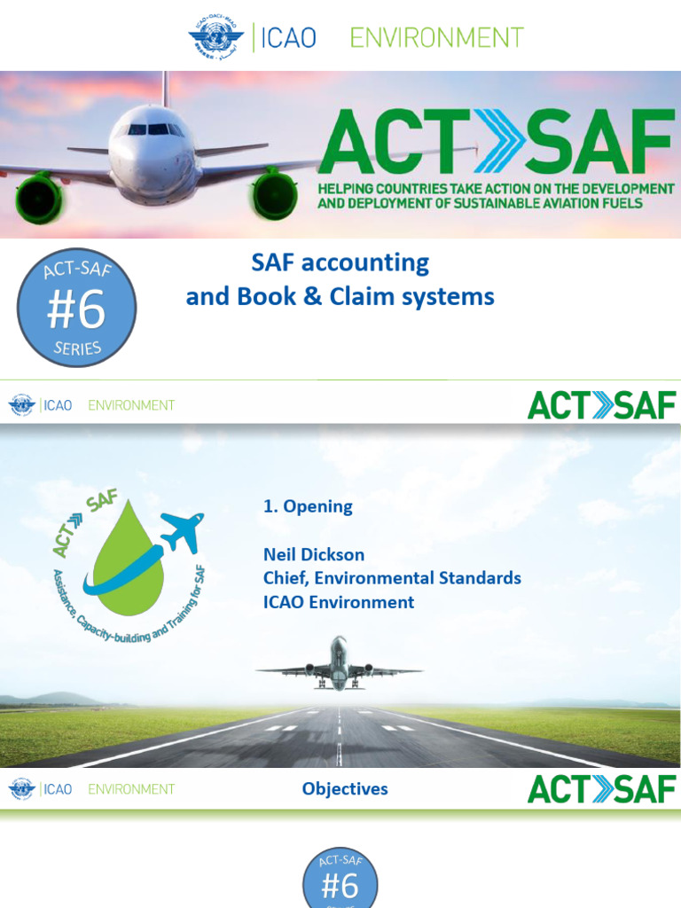 SAF Accounting and Book & Claim Overview | PDF