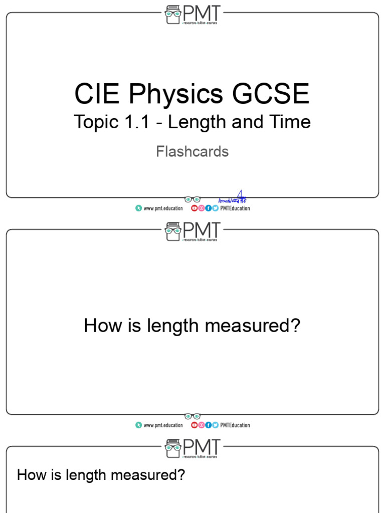 Flashcards Physics Cambridge | PDF | Electromagnetic Spectrum ...