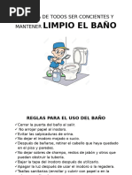 10 Reglas Del Baño | PDF | Higiene | Baño