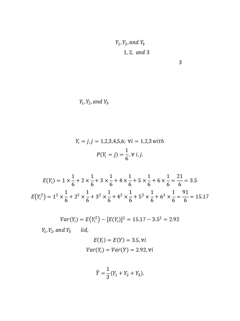 2 (Idea of Sampling Distribution) | PDF | Variance | Normal Distribution
