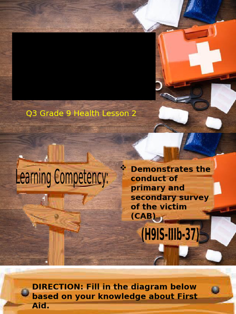 First Aid Survey Techniques for Students | PDF | First Aid | Health Care