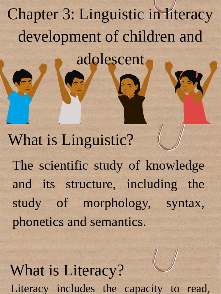Linguistic and Literacy Development in Youth | PDF | Language ...