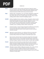 Printable List of Negative Emotions | PDF | Emotions | Psychology