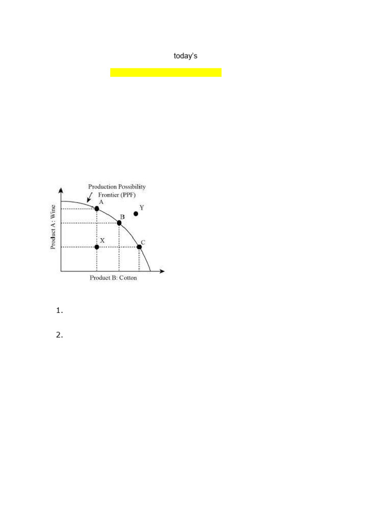 Understanding Production Possibility Frontiers | PDF | Business ...
