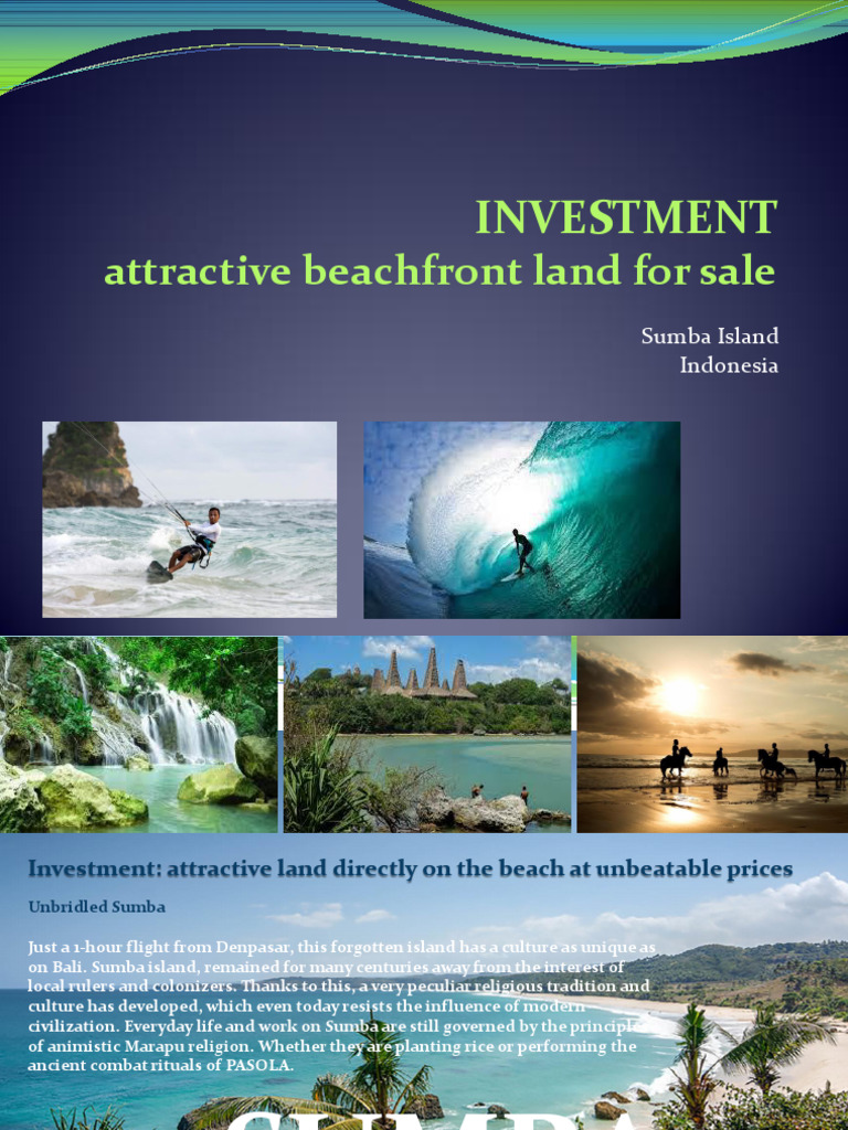 Sumba Island Investment Opportunities | PDF | Bali | Indonesia