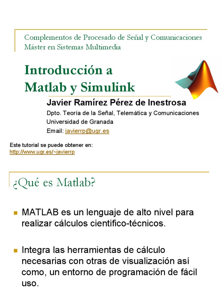 Seminario de Matlab | PDF | Matlab | Matriz (Matemáticas)