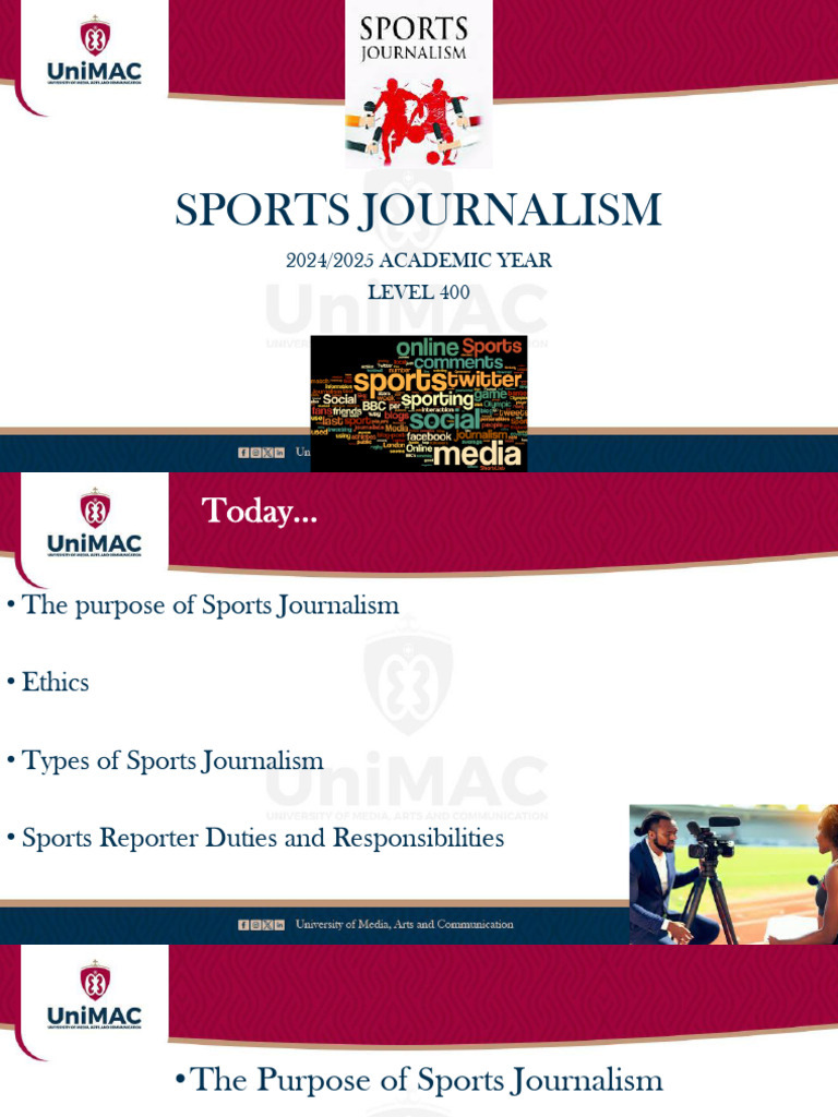 Importance of Sports Journalism | PDF | Journalism | Sports