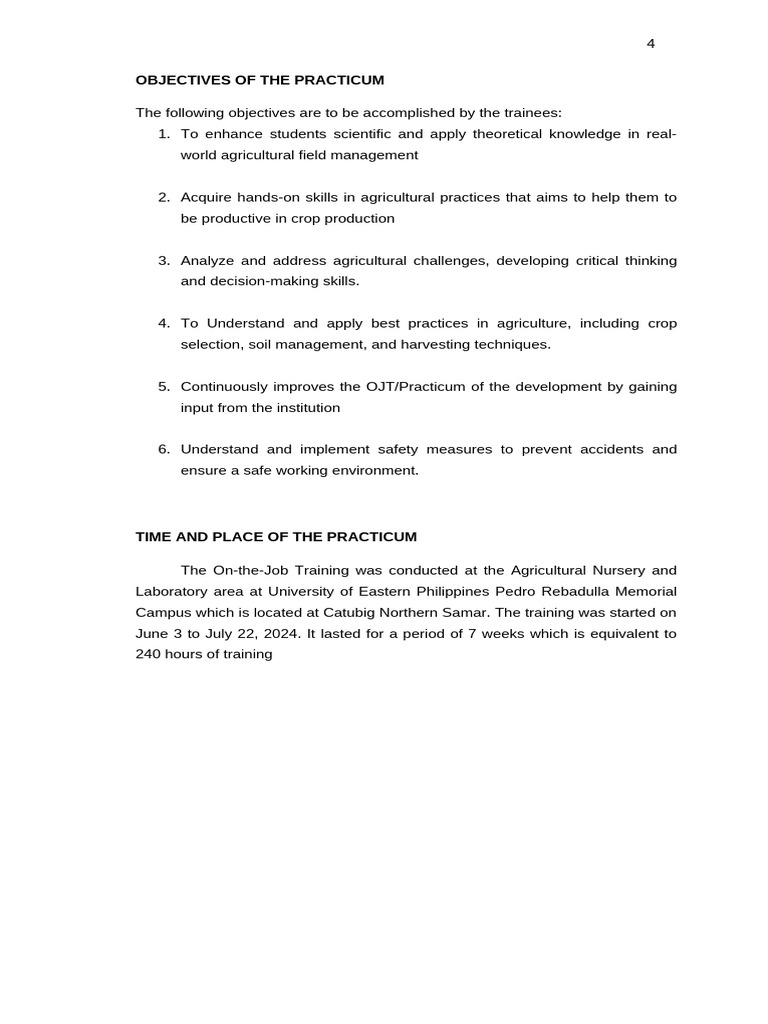 Highlights of The Practicum 9 | PDF