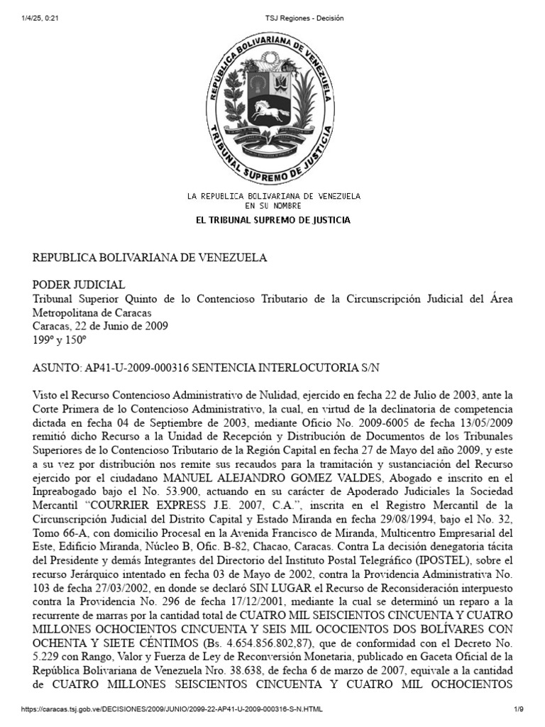 JSCT Ccs 22 06 2009 Concesion Servicio Publico Tarifa Precio Publico ...
