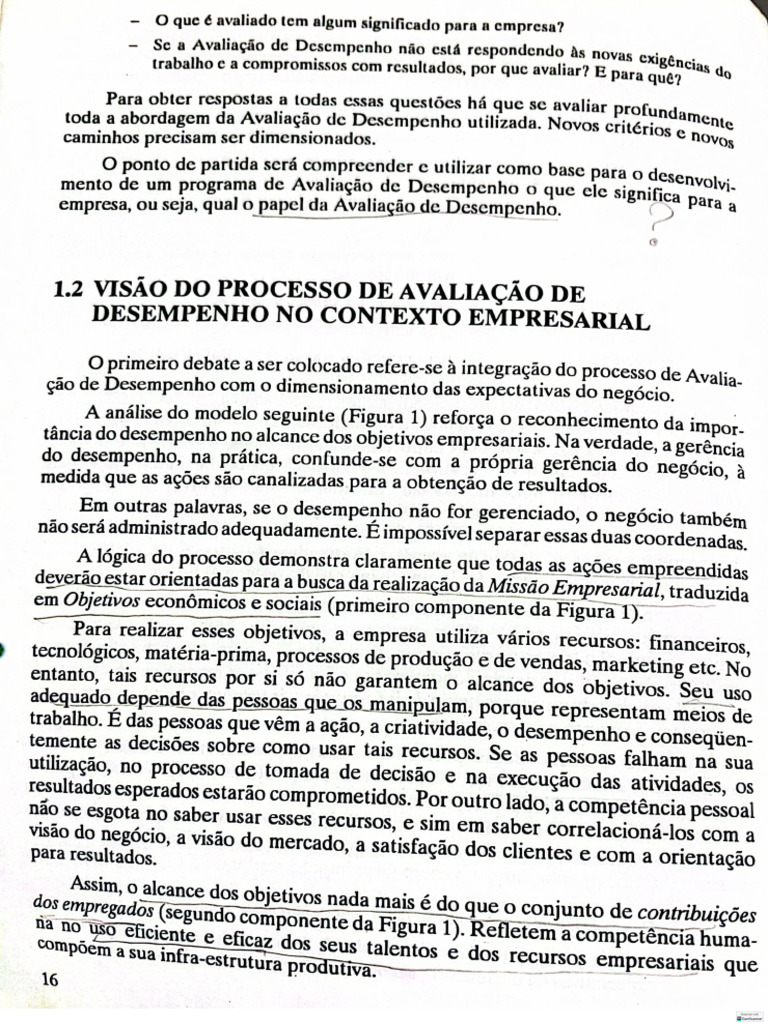 AV - Desemp. Cap 1 e 2 | PDF