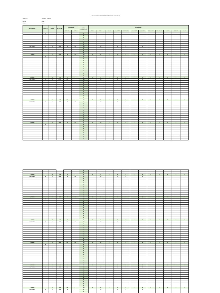 Data Produksi Saketa - Babang | PDF