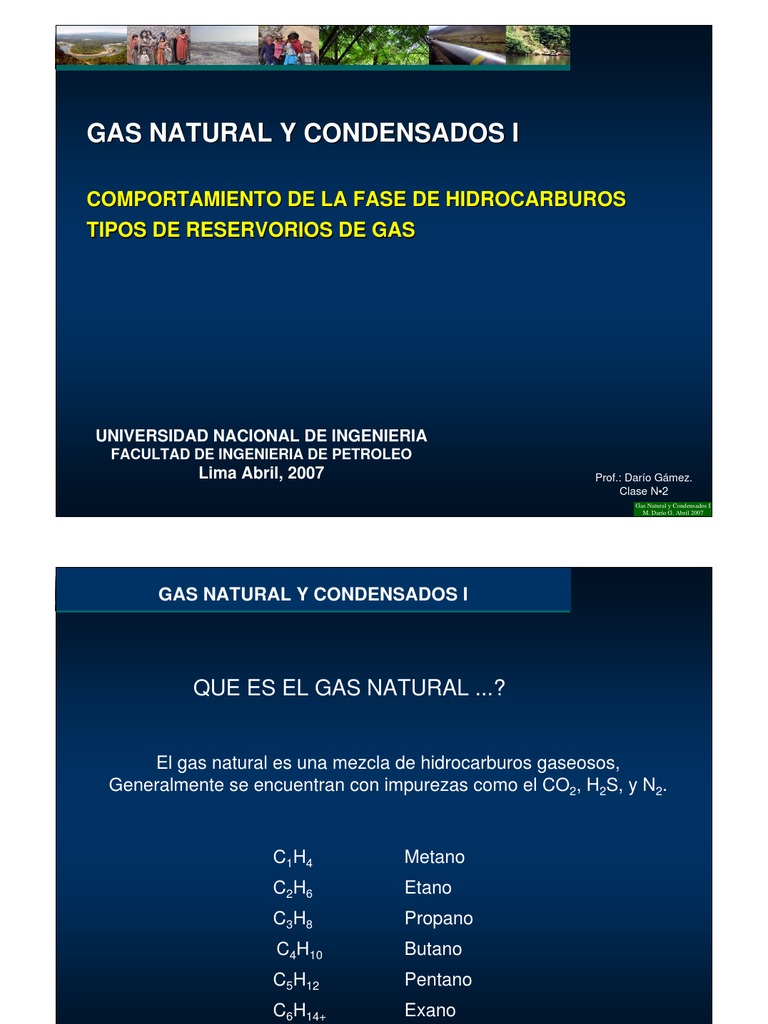 Comportamiento del Gas Natural | PDF | Gases | Gas natural