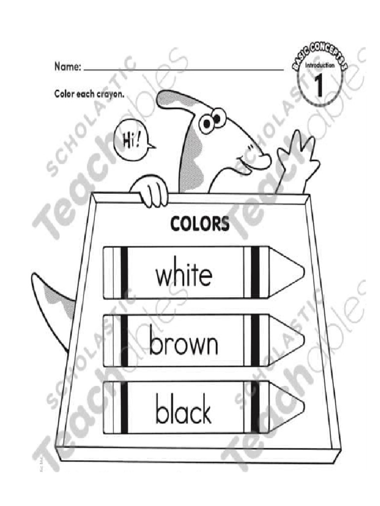 Colors Second Grade | PDF