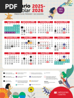 Calendario Escolar UAM 2025 2026 Aprobado s557 | PDF