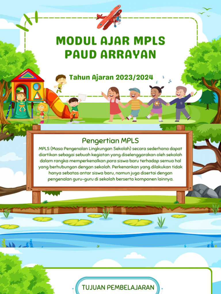 Modul Ajar MPLS PAUD 2023/2024 | PDF