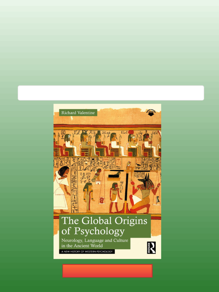 (Ebook) The Global Origins of Psychology: Neurology, Language and ...