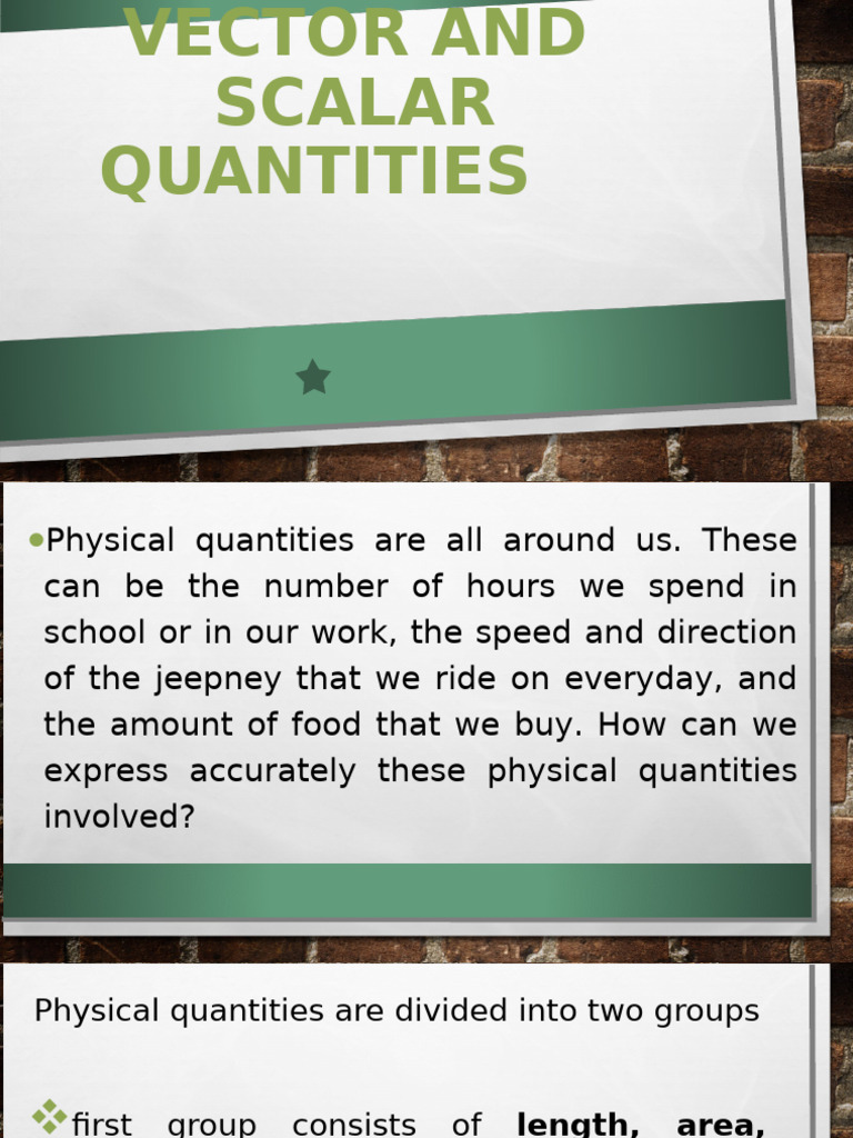 Lesson 2 Vectors Scalars 2025 2026 | PDF | Euclidean Vector | Force