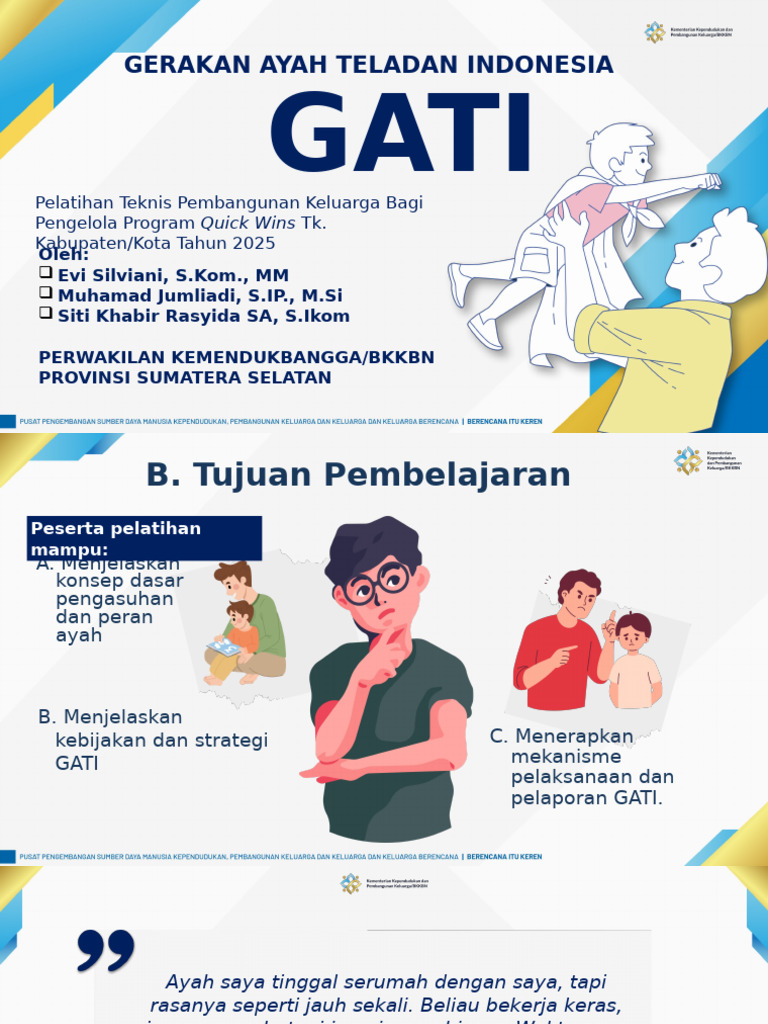 Program GATI: Ayah Teladan Indonesia | PDF