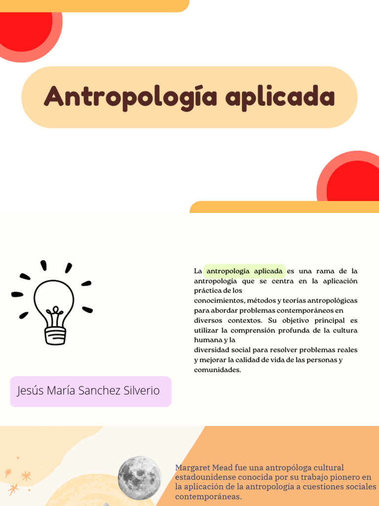 Antropología Aplicada: Enfoques y Áreas | PDF | Antropología | Sicología