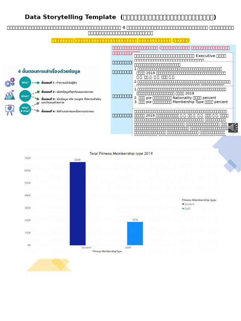Data Storytelling Master Template Yourstudentid, Test | PDF