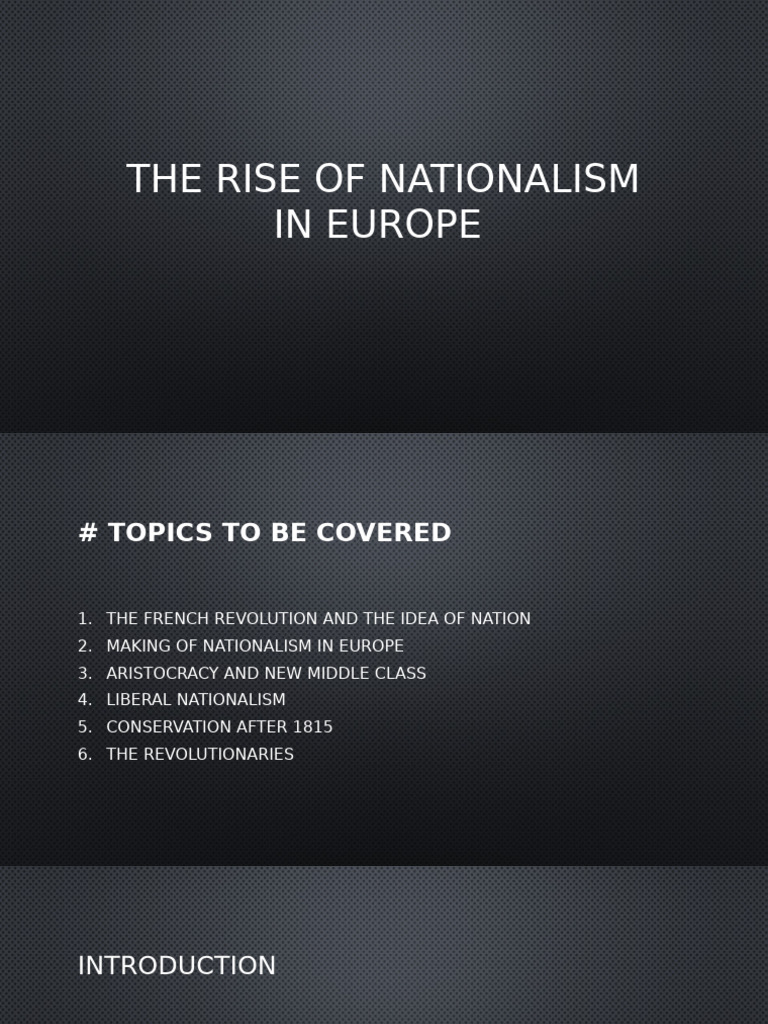 Nationalism's Impact on 19th Century Europe | PDF | Nationalism ...