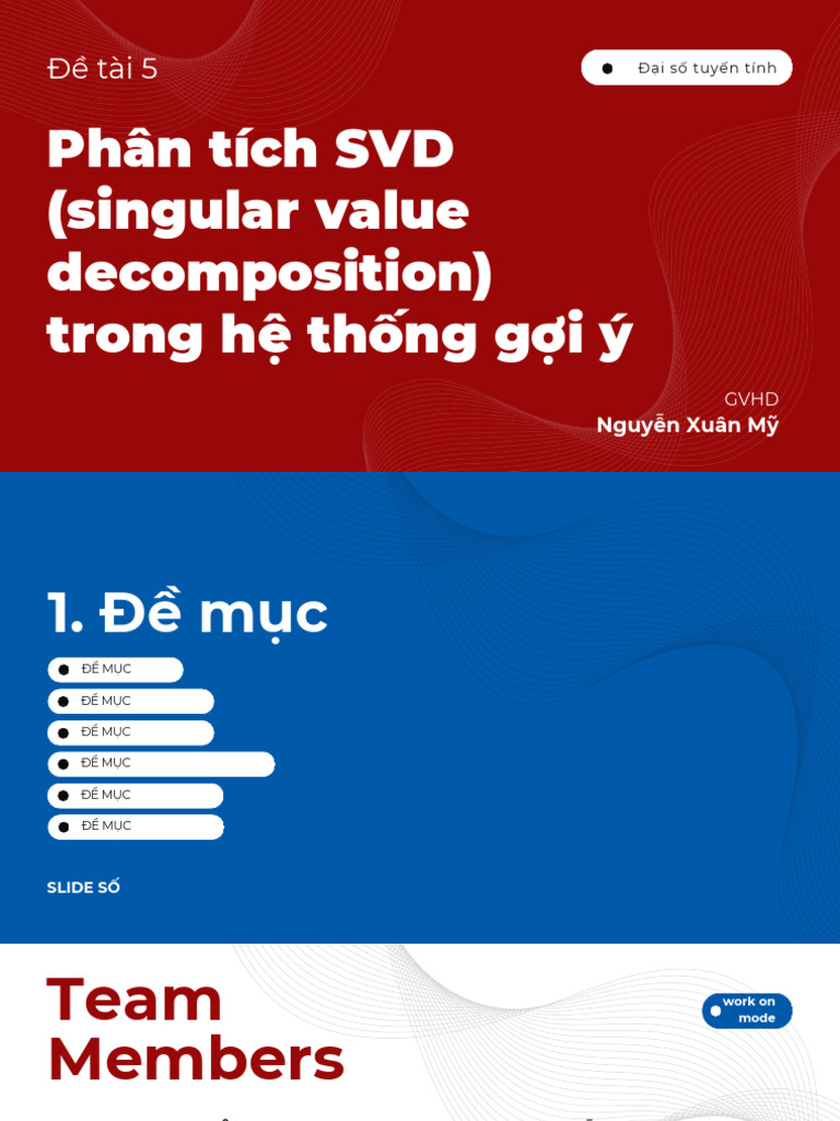 Bài tập lớn SVD | PDF