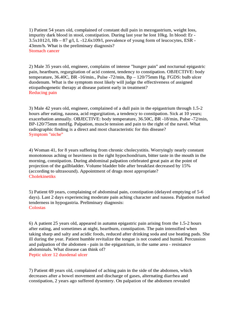 Gastroenterology - Constipation | PDF | Constipation | Heartburn