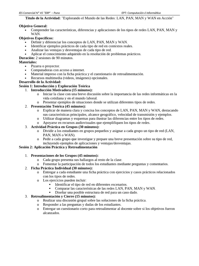Tipos de Redes: LAN, PAN, MAN y WAN | PDF | Bluetooth | Wifi