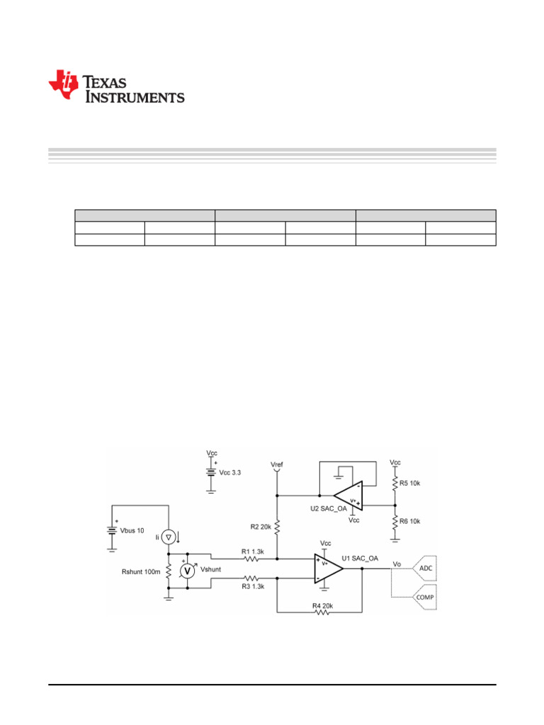 TI - Low-Side Current Sensing Circuit - Slaa917 | PDF | Operational ...