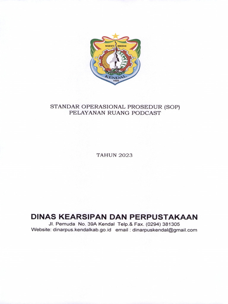 Sop Ruang Podcast | PDF