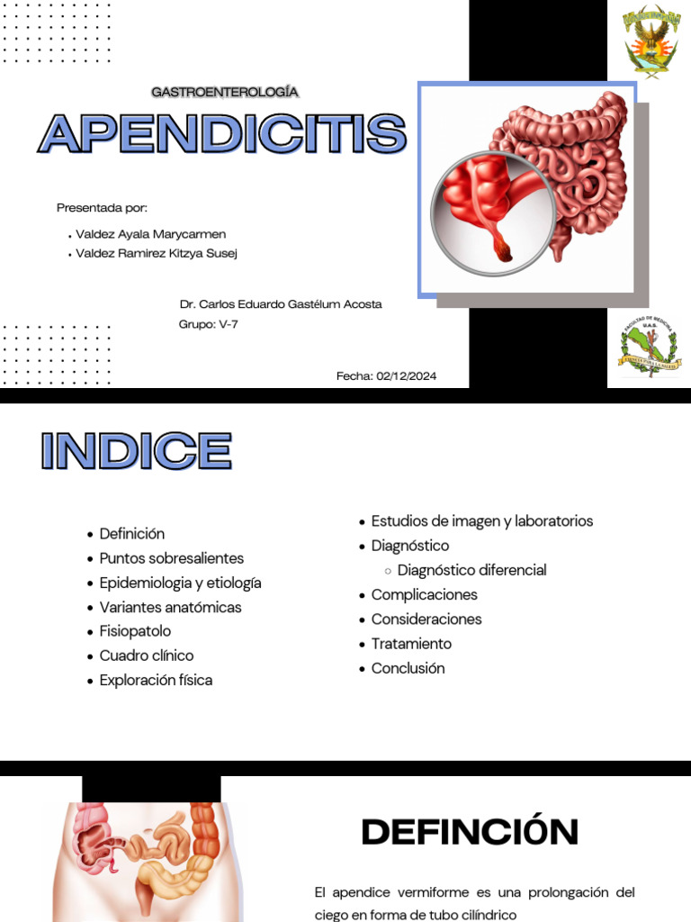Guía Completa sobre Apendicitis | PDF | El embarazo | Especialidades ...