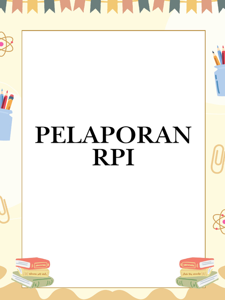 Pelaporan Rpi | PDF
